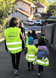 Avec le Pédibus, les enfants arrivent Pilal’heure ! - Mairie de Pélussin