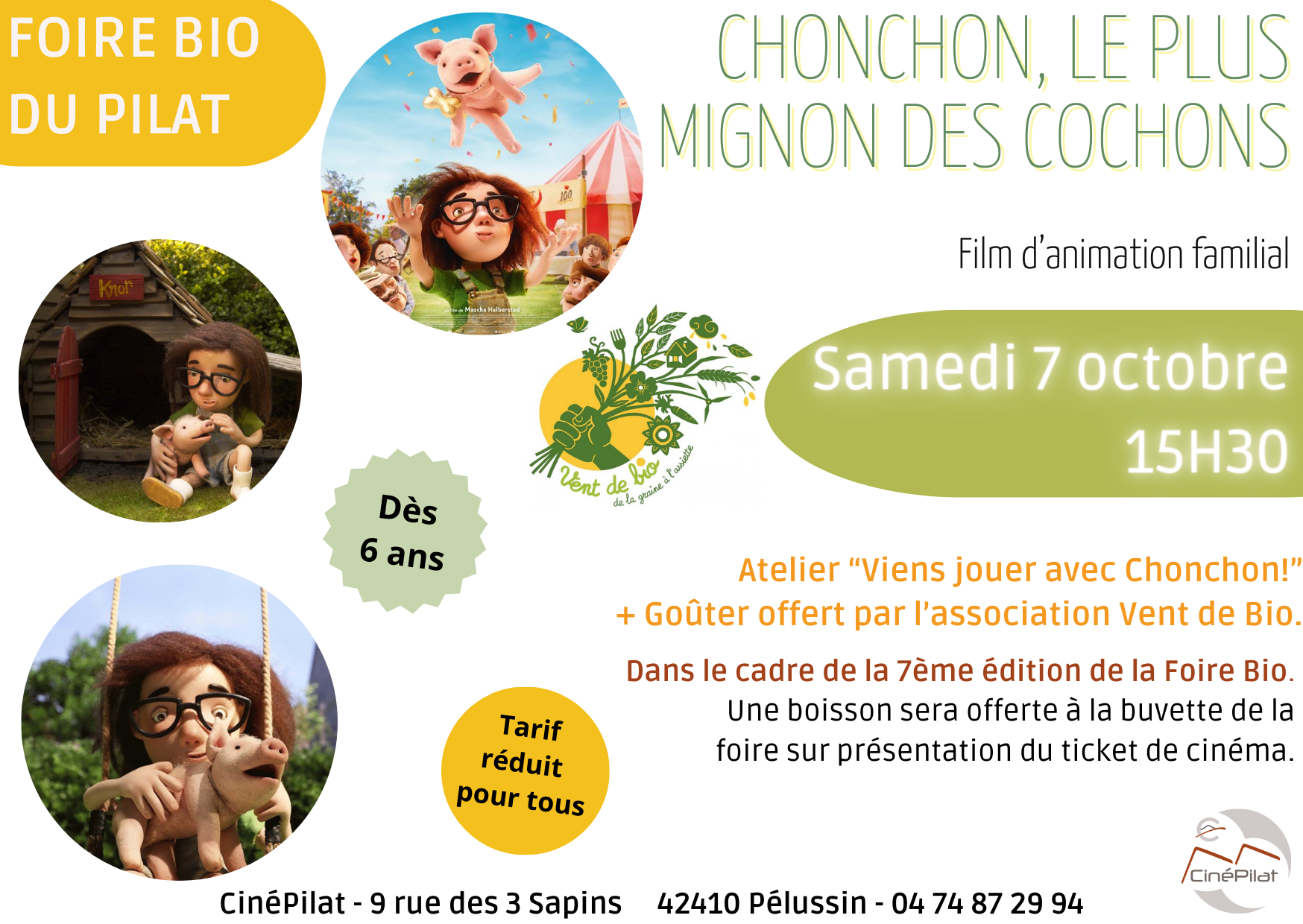 Chonchon, le plus mignon des cochons - Mairie de Pélussin